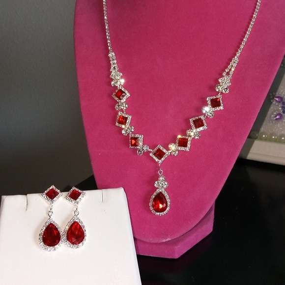 Jewelry | New Ruby Red Formal Jewelry Set | Poshmark